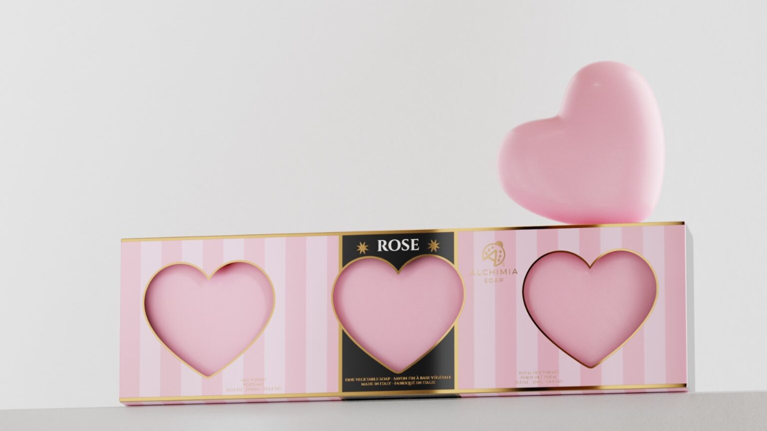 100Gx3PZ SET SOAP - CUORICINI | Alchimia